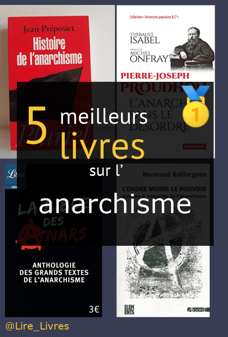 ≡ Les meilleurs livres sur l’ anarchisme →【Comparatif 2025】
