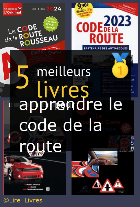 ≡ Les meilleurs livres pour apprendre le code de la route →【Comparatif ...