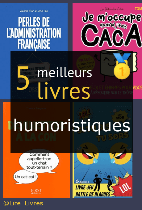 ≡ Les meilleurs livres humoristiques →【Comparatif 2025】