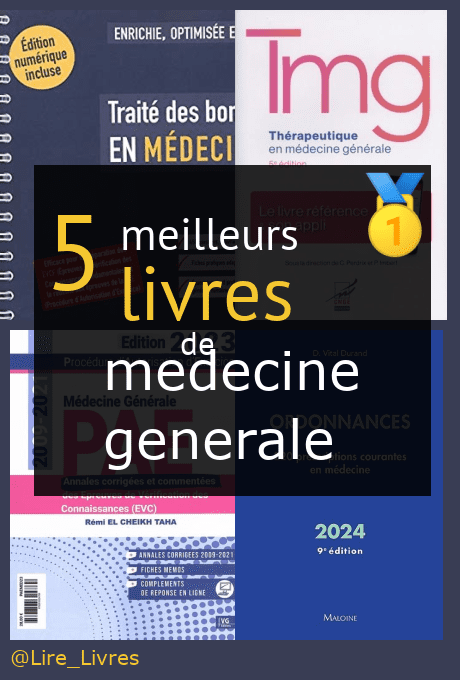 ≡ Les meilleurs livres de médecine générale →【Comparatif 2025】