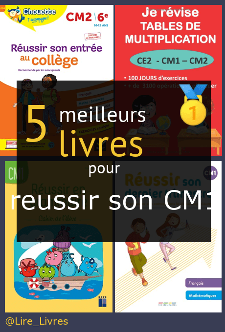 ≡ Les meilleurs livres pour réussir son CM1 →【Comparatif 2026】